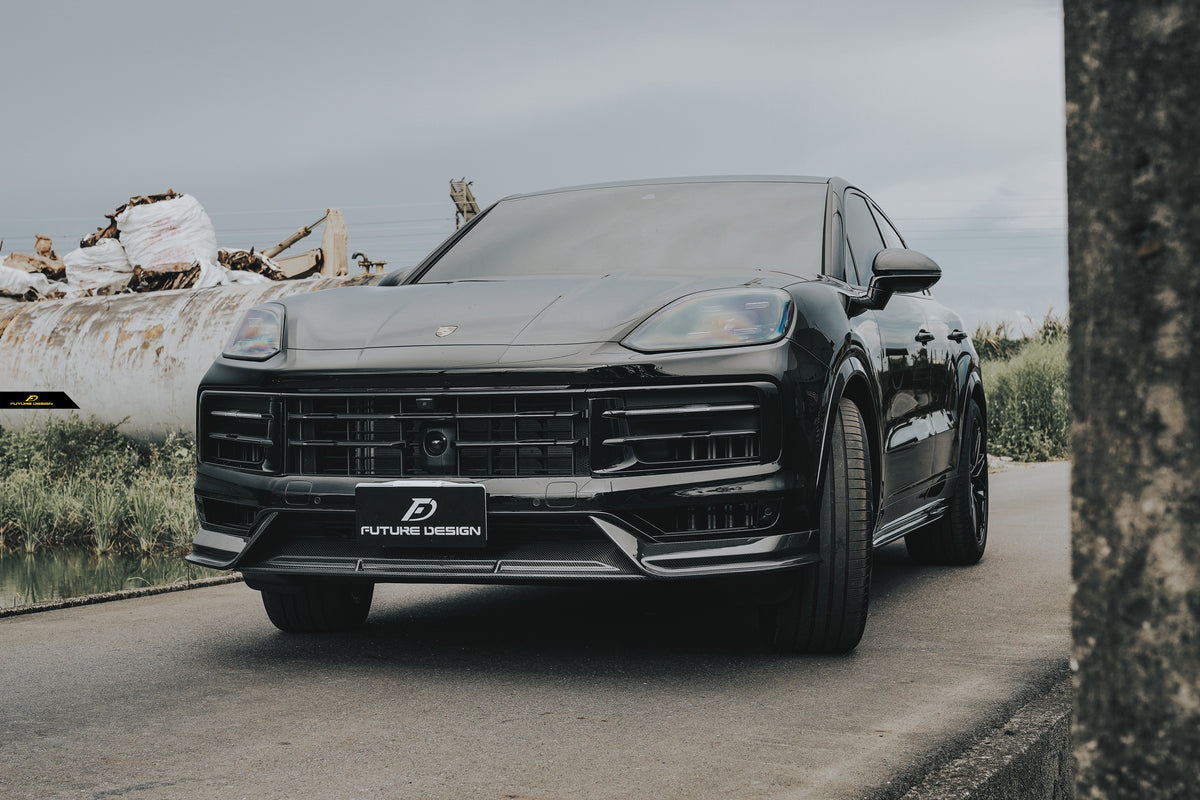 CAYENNE [SUV/Coupe] - FD carbon Front Lip [ facelift ] – Future Design ...